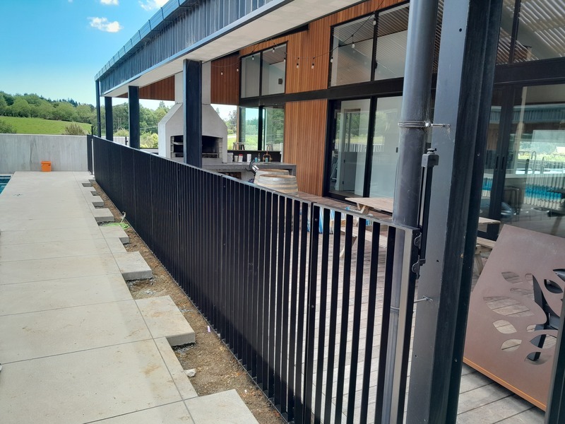 40mm X 10mm Flat Bar Frame With 30mm X 10mm Infill Balustrade Wrought 40mm X 10mm Flat Bar Frame With 30mm X 10mm Infill Balustrade Wrought